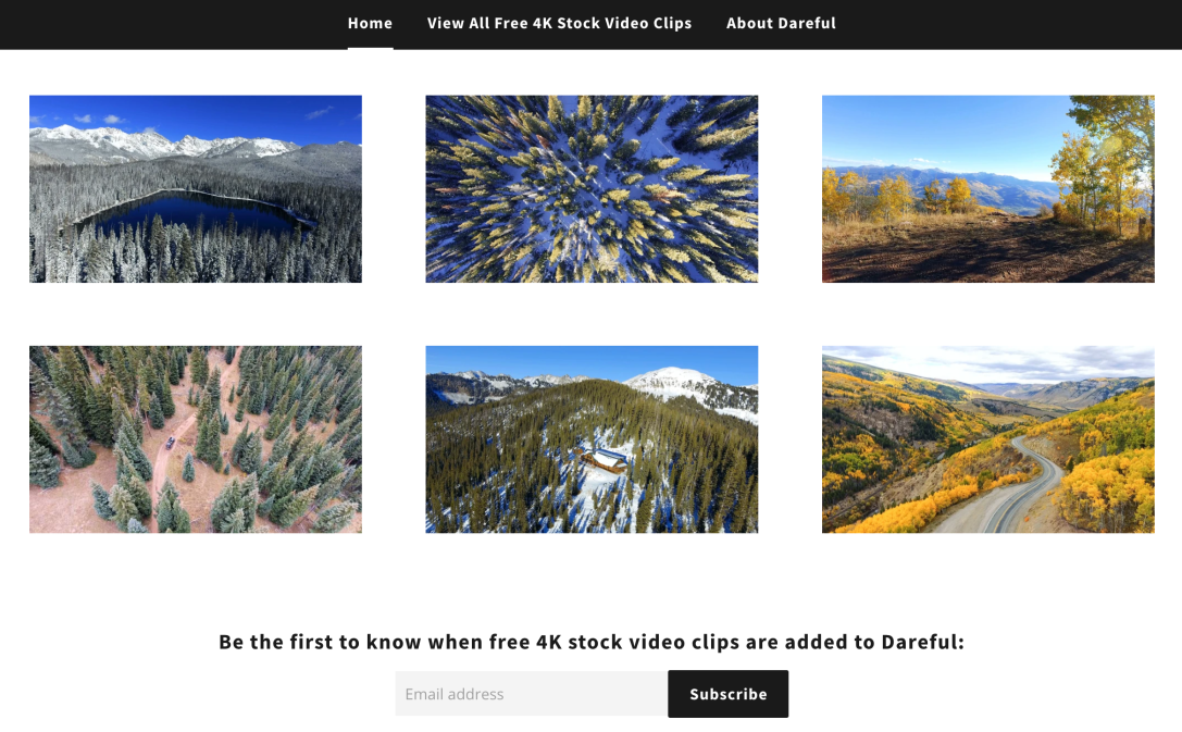 Dareful 提供免費 4K 影片素材 – 台灣多媒體創意教學協會
